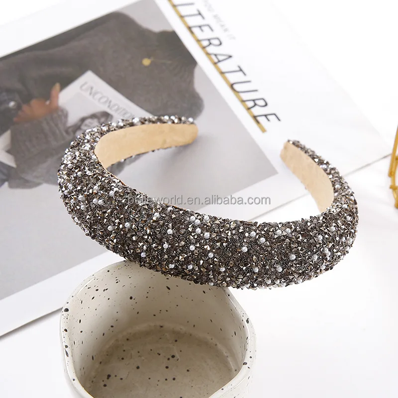 BELLEWORLD Factory Women Girls High End Head Band Makeup Baroque ...