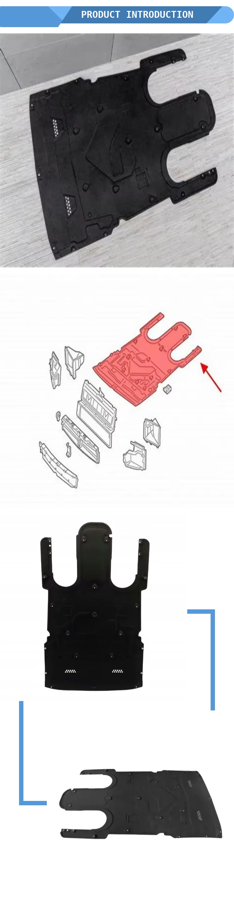 OEM 971825311F Under Engine Splash Shield Cover for Porsche Panamera ...