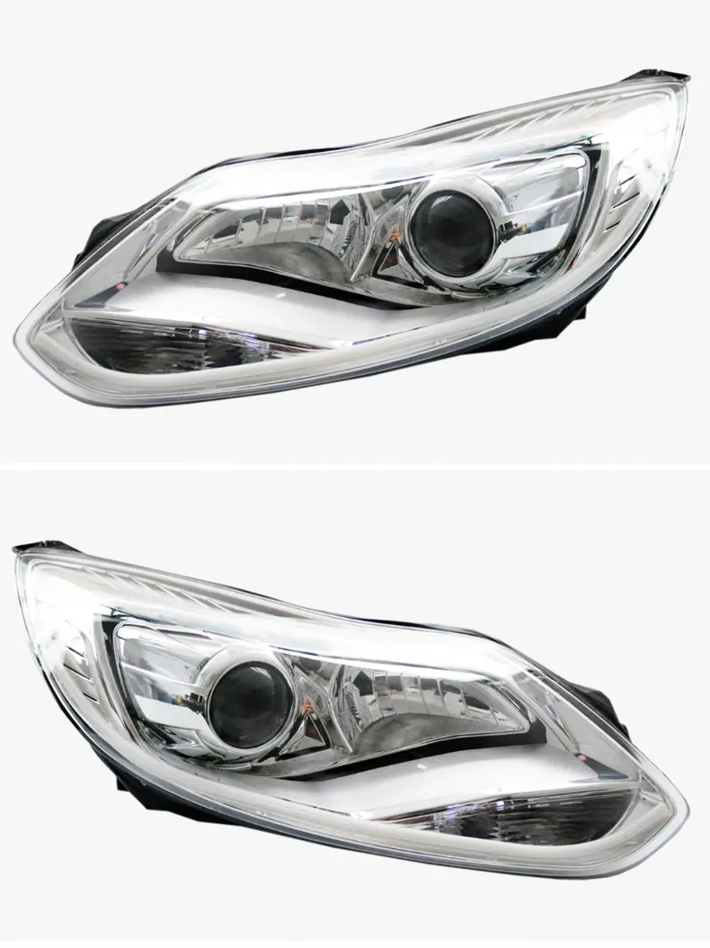 Customized Full LED Headlights for Ford Focus 2005-2015 Bi-xenon ...
