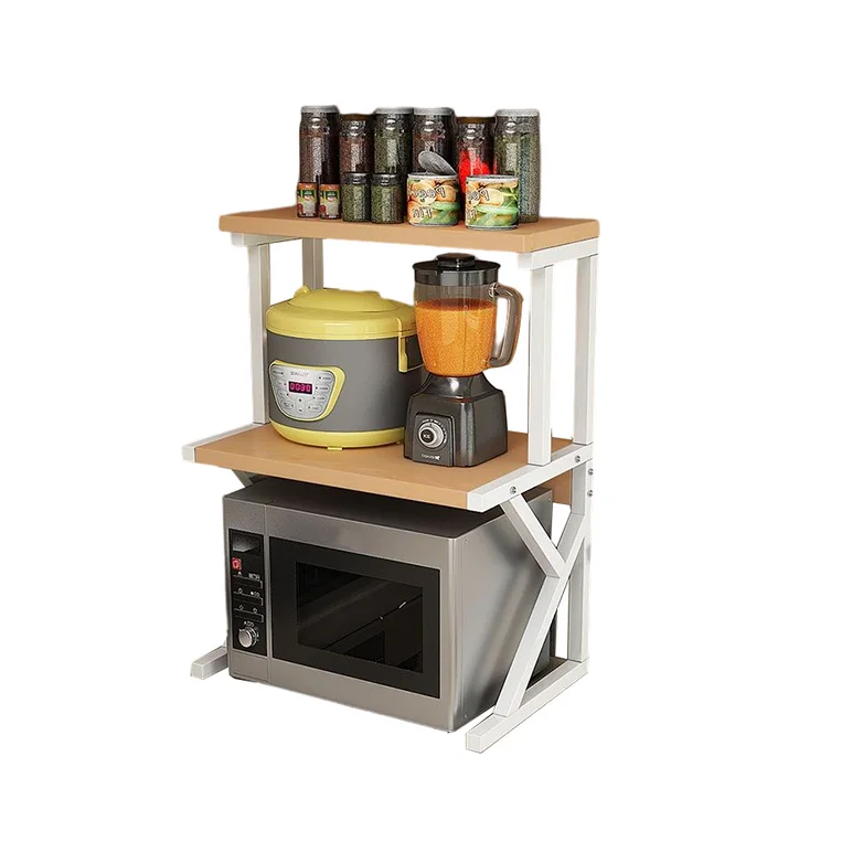 Supply Hot sale expandable microwave rack shelf 2-layer microwave rack ...