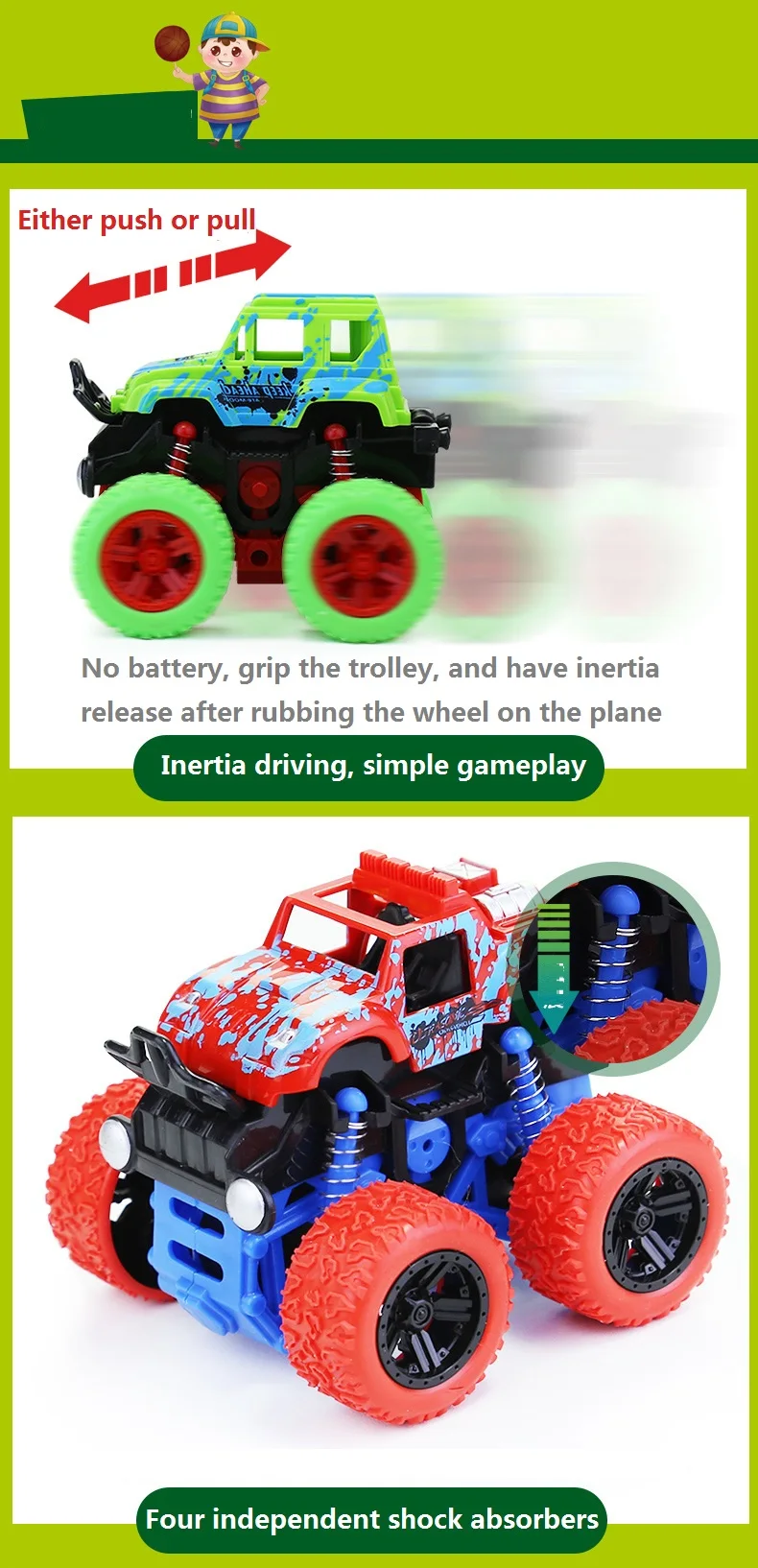 Stunt Toys - Hot Selling Four Wheel 360 Degree Rotation Car