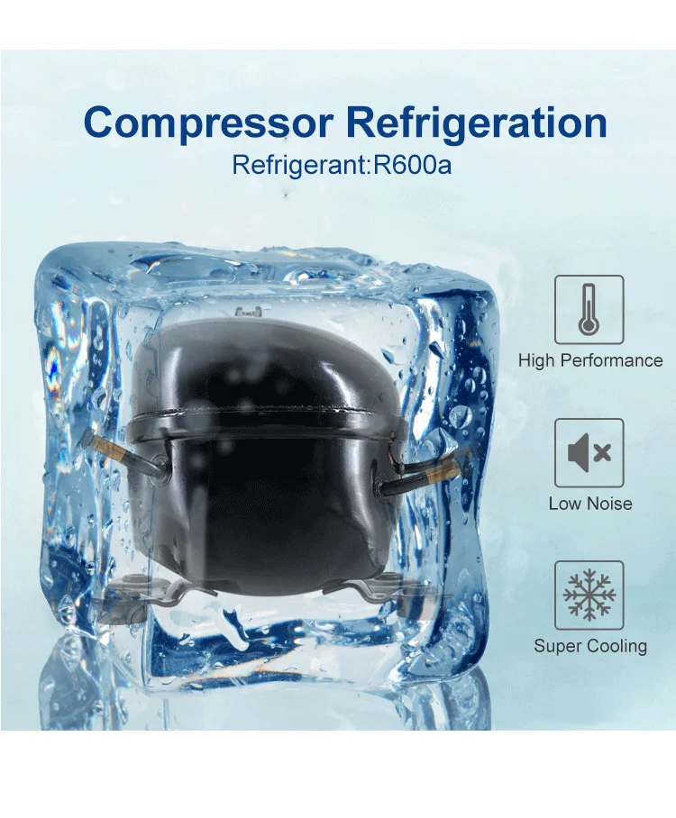 Vanace Compressor Mini Fridge 35L - Compact & Efficient