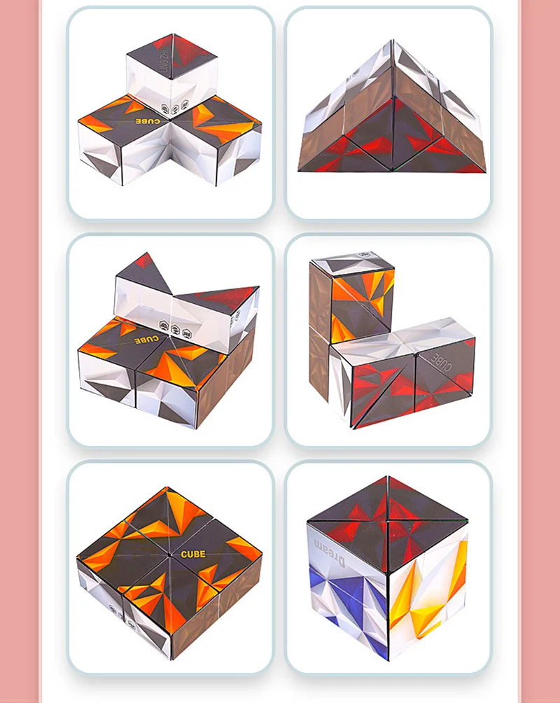 Infinity Flip 3D Magic Cube - Stress Relief & Education