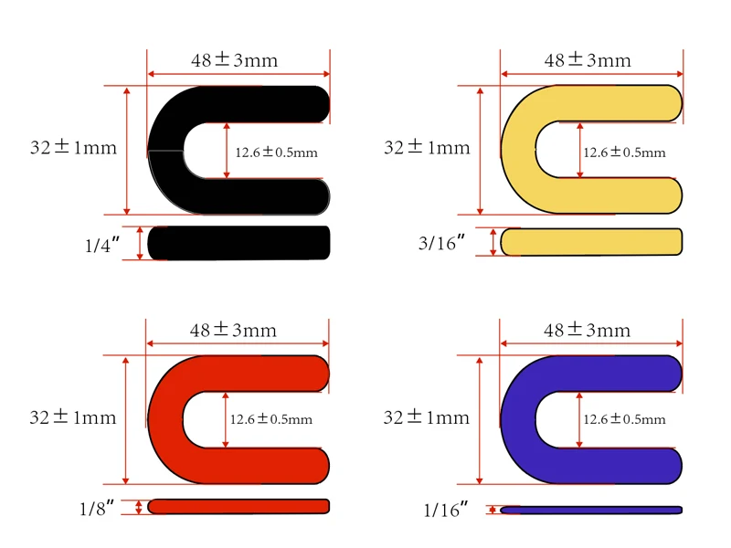 Elehk Plastic Window Shims and Door Shims for Glass
