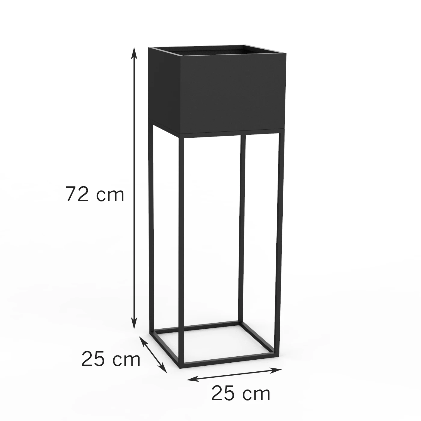 Metal Garden Planter Outdoor Standing Planting Box and Multi-function ...