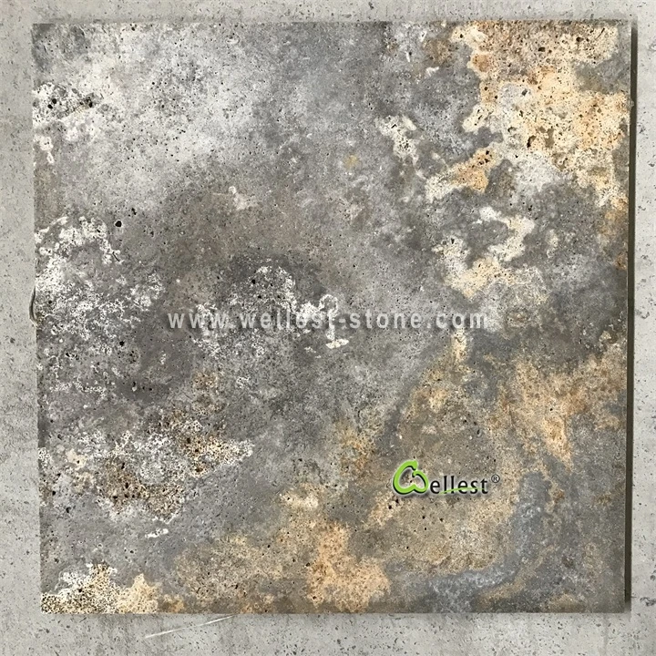 Golden Travertine Antique Tiles - Durable & Stylish