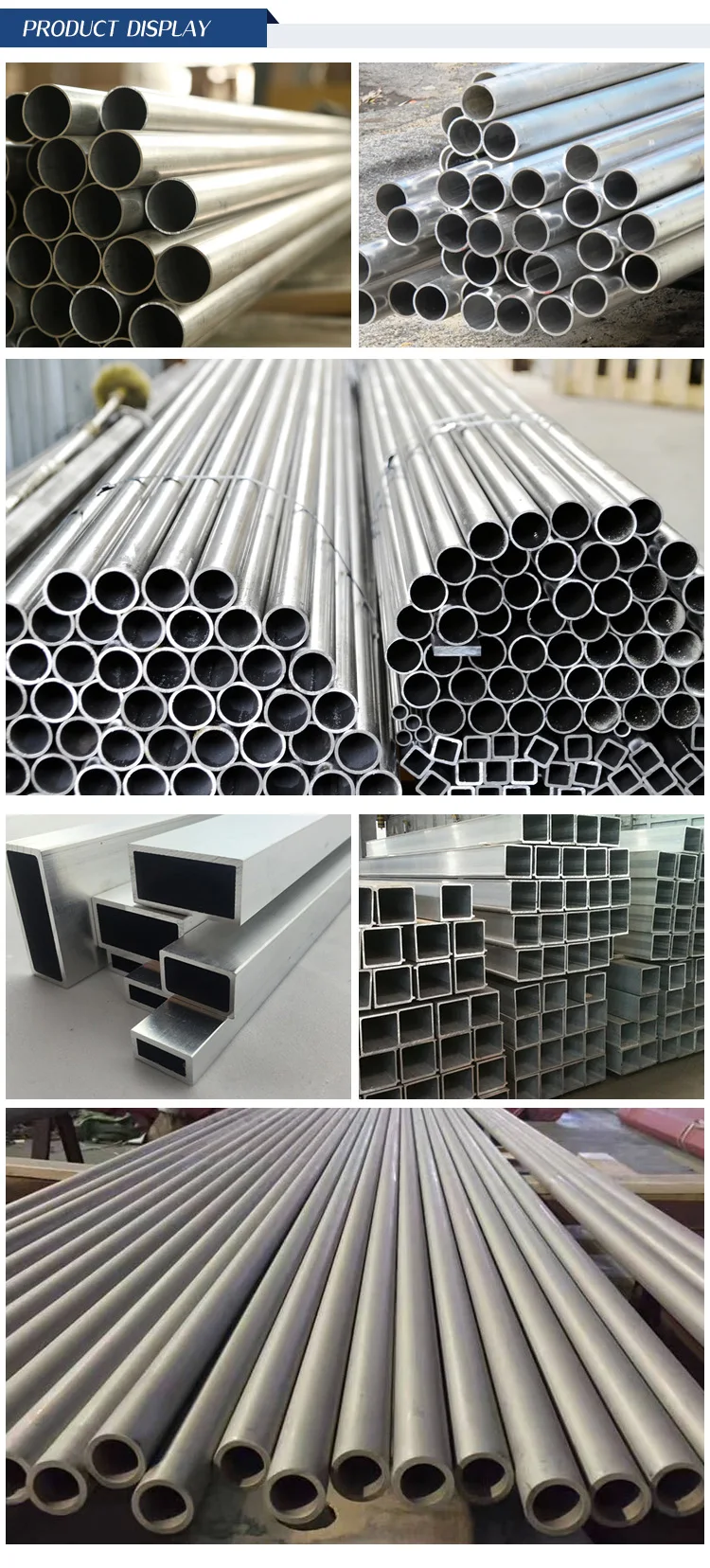 Aluminio Round Tubing 2024 T3 5052 5083 6061 T6 7075 T651 Aluminum Round Tubes/pipes - Buy ...