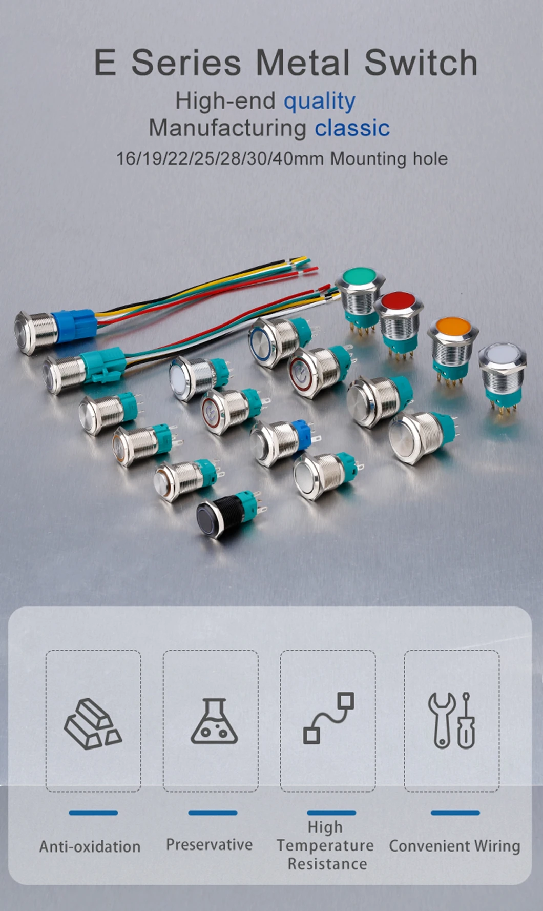 Stainless Steel Oxidized Black Metal Waterproof Shell 19MM Flat Round ...