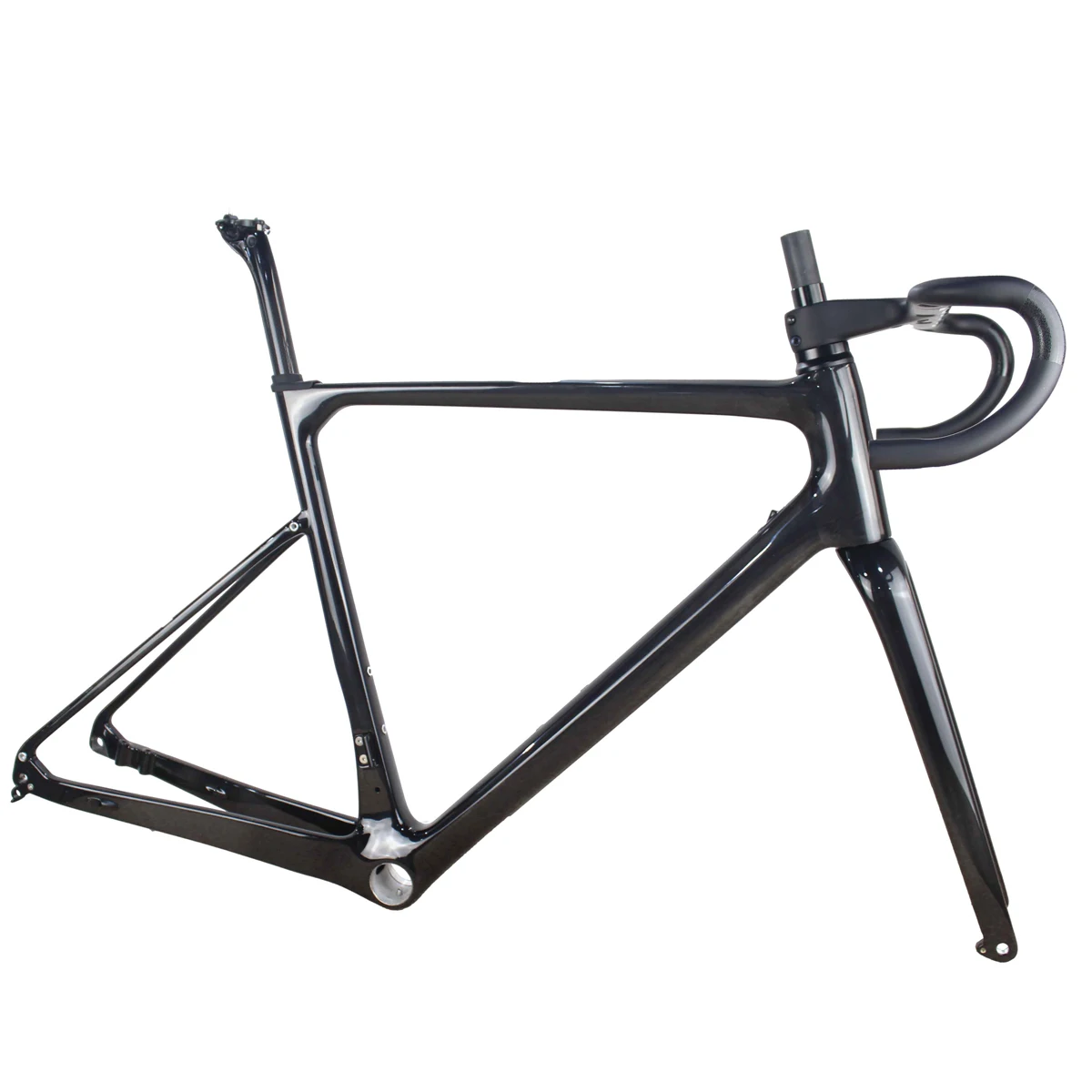 High Quality Carbon Gravel Bike Frame - All Internal Cable Routing