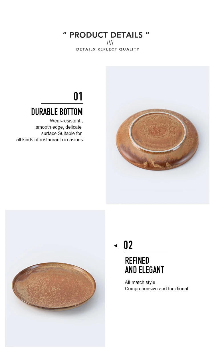 YAYU Ancient Designs - High Quality Dinnerware Mora Speckled Yellow