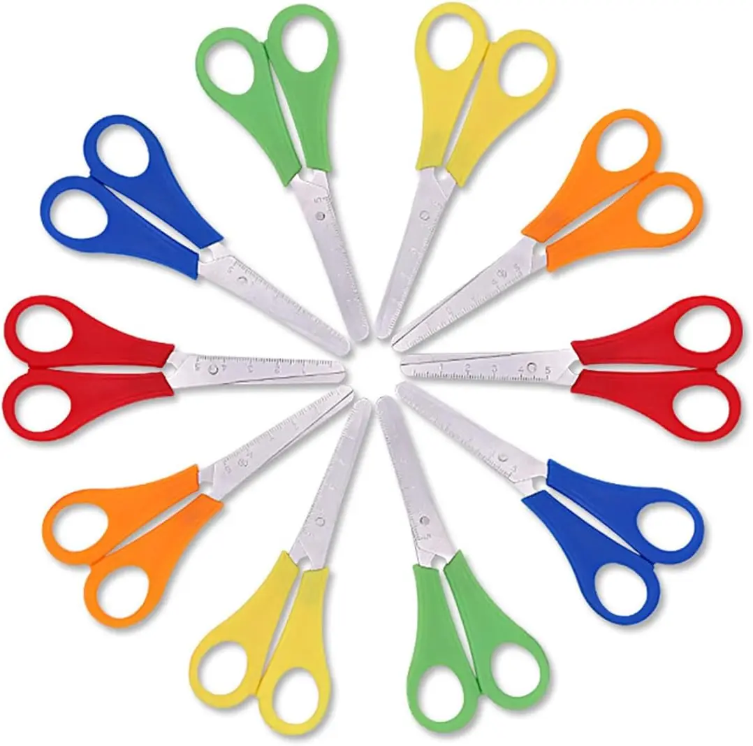 5 Inch Children Scissors Student Scissors Kid Scissors Round Tip For ...