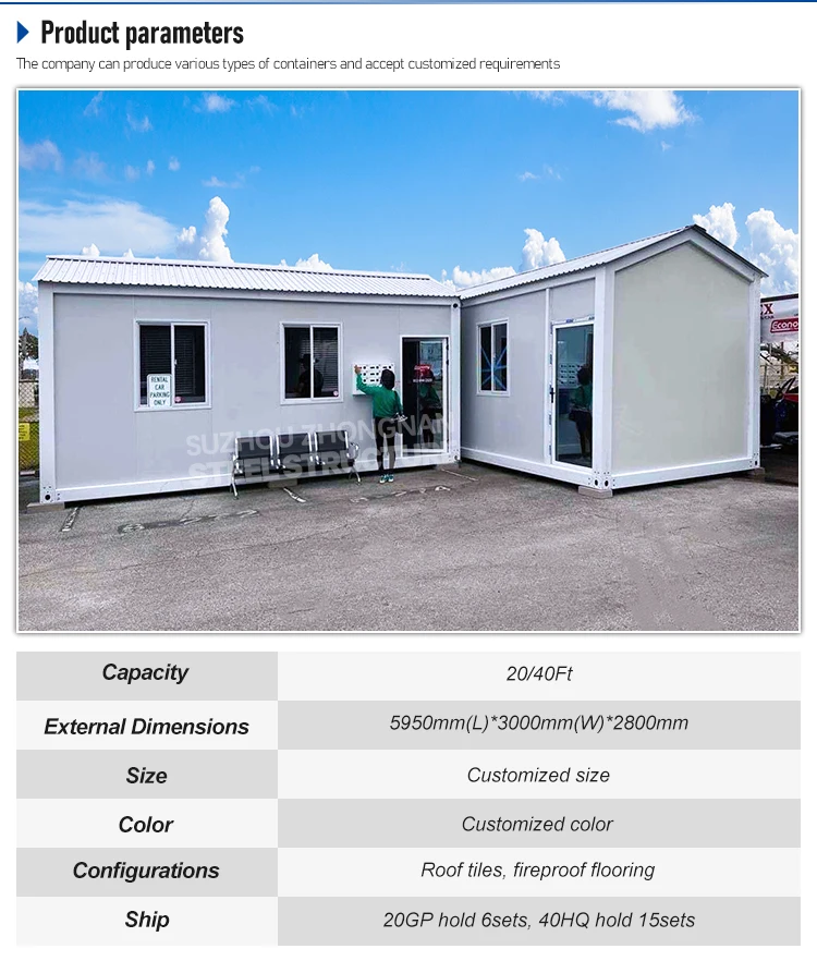 Zhongnan Detachable Custom Movable Prefab Luxury Modern