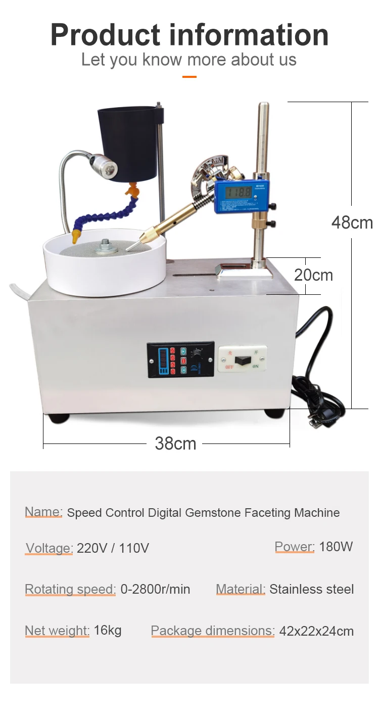 Stone Cutting Polishing Equipment - Gem Faceting Machines