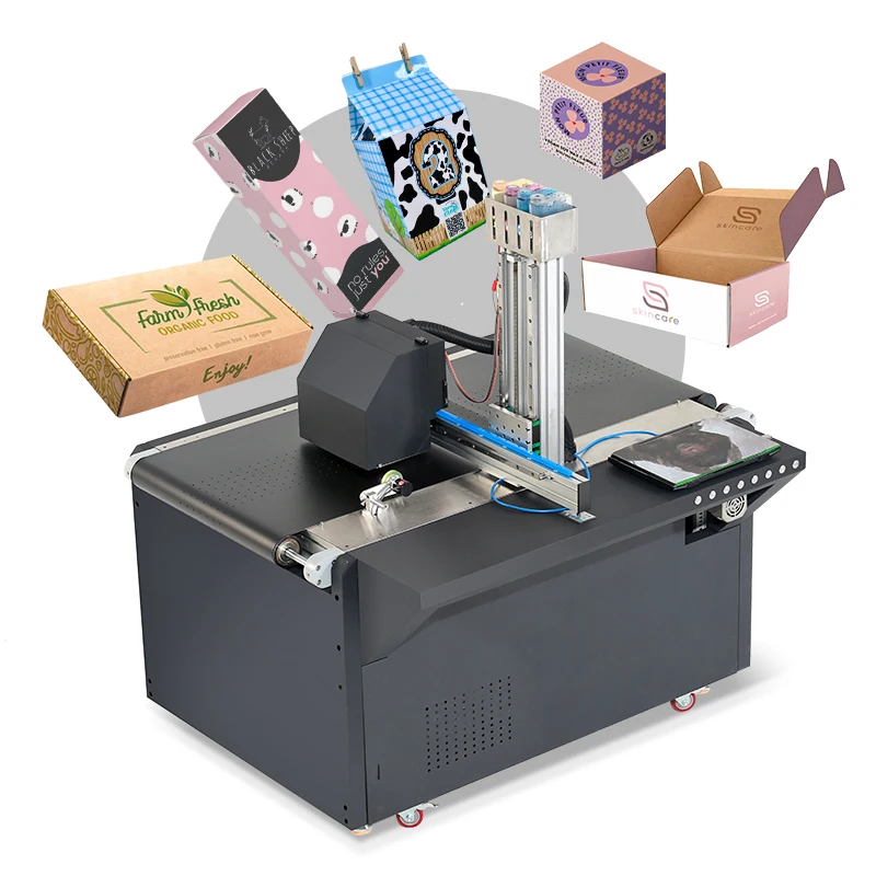 Single Pass Digital Printer For Packaging Label Printing With Cmyk ...