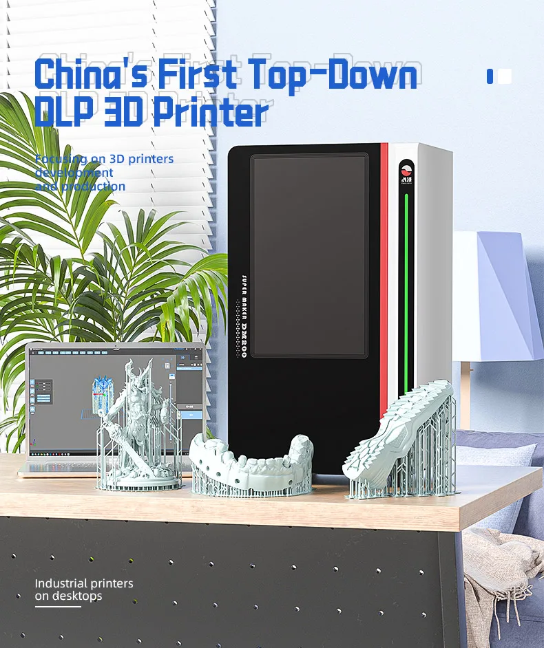 Top-down Dlp200 Dental Implant 3d Printer With High Precision And Fast ...