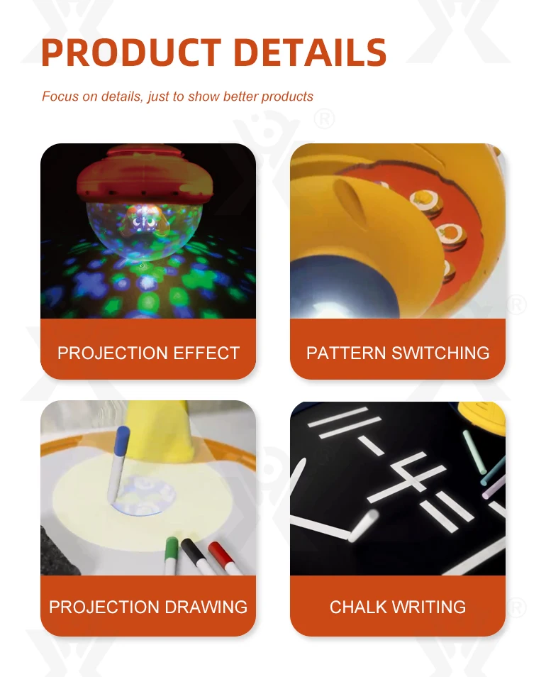 Chengji Plastic Led Projector Drawing Table Toy Painting Set Doodle Toy ...