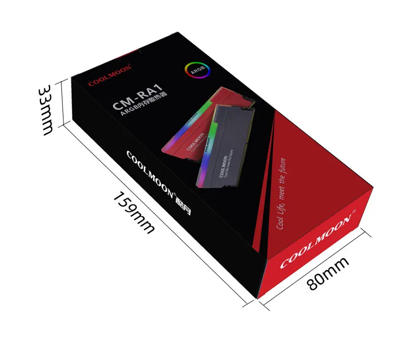 Best Selling Coolmoon Memory Heatsink Argb Ram Cooler Argb Aluminum ...