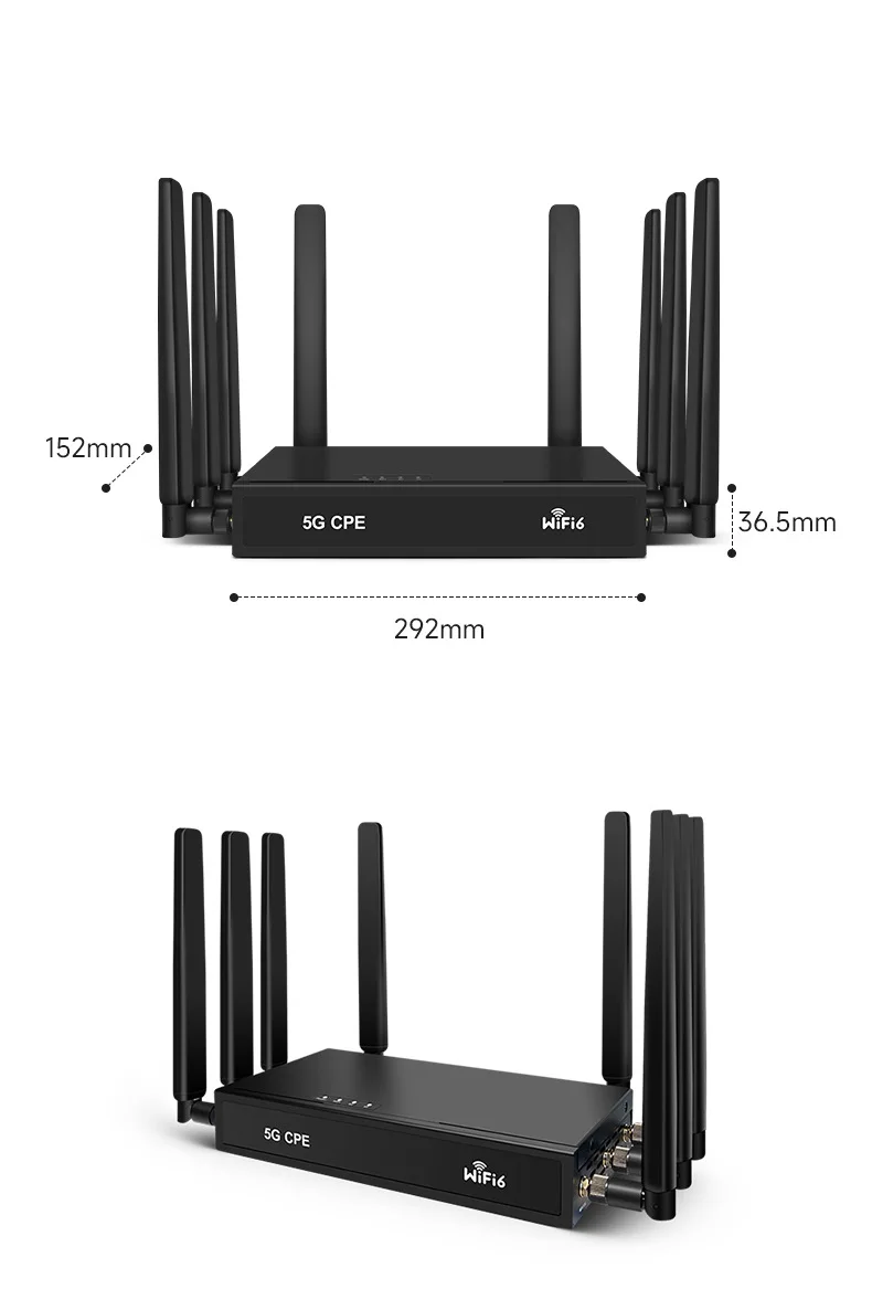 5G Sim Router - High-Speed Outdoor Antenna Wifi 6 Router