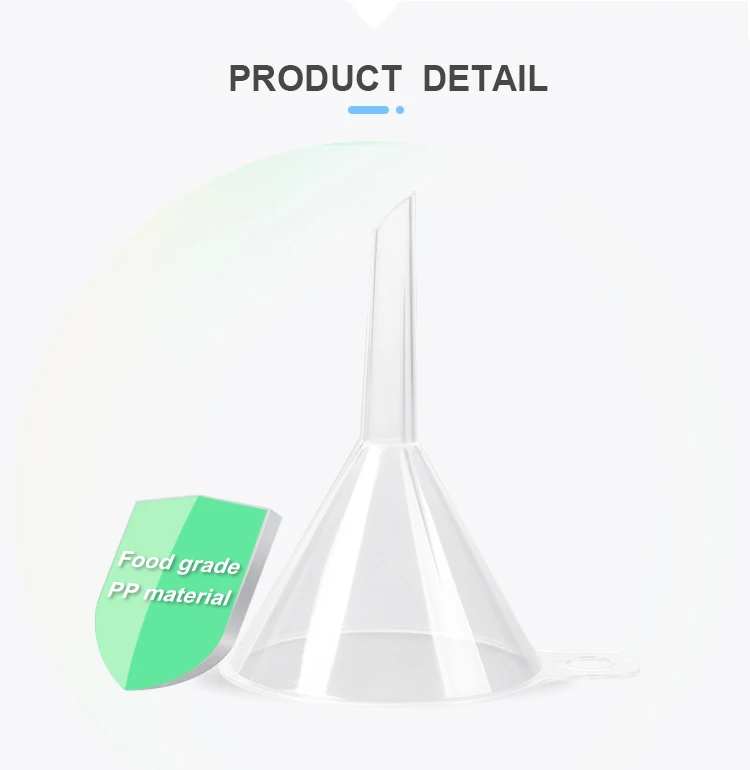 AKMLAB Portable Large Plastic Lab Funnel - 50mm to 120mm