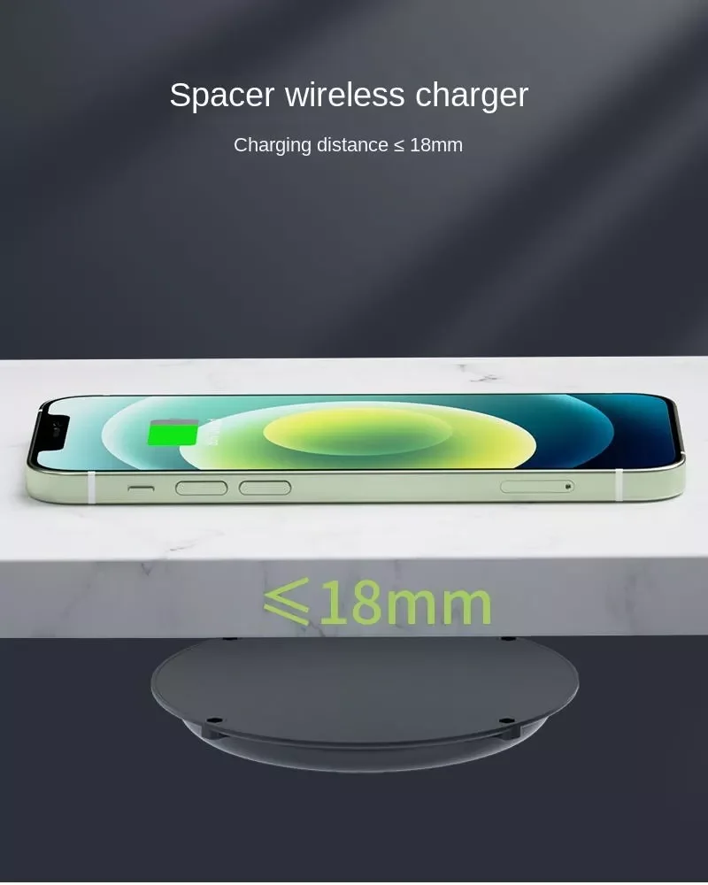 10w Table Charging Through Table 20mm Invisible Wireleless Charger ...