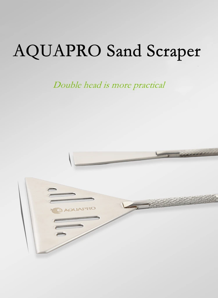 Aquapro Sand Scraper Pro 316 Stainless Steel Aquarium Tools Accessories ...