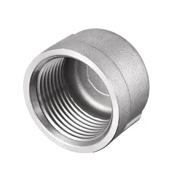 Stainless Steel Pipe End Cap Fitting Female 1 Npt Female Thread Plug ...