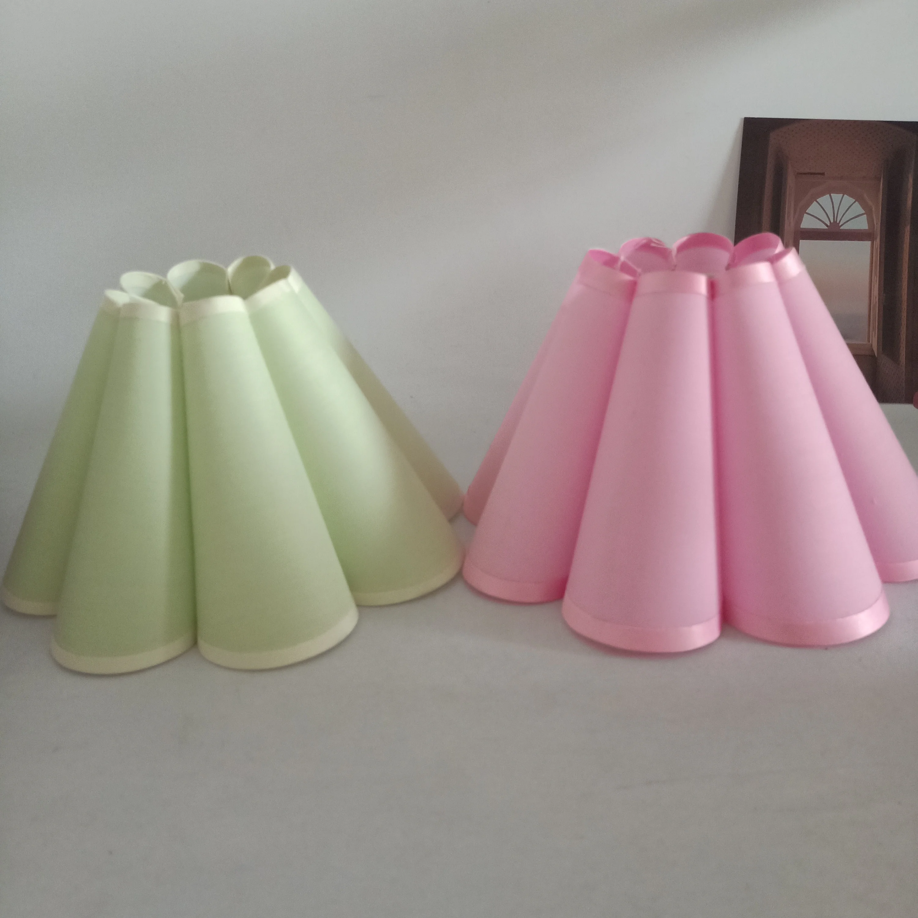 Modern Flower Lamp Shade - Cone Lampshade for Table Lighting