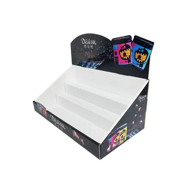 Retail Store Cardboard Pen Display Stands Paper Tabletop Counter ...