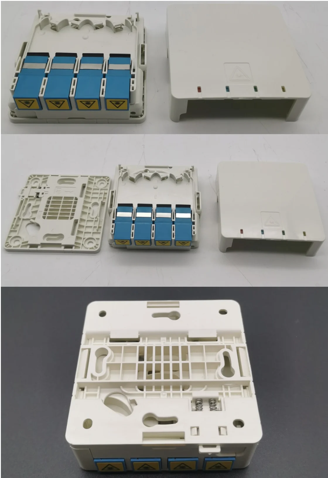China Customized label Optical Termination Box PTO 1, 2 or 4 FO Din ...
