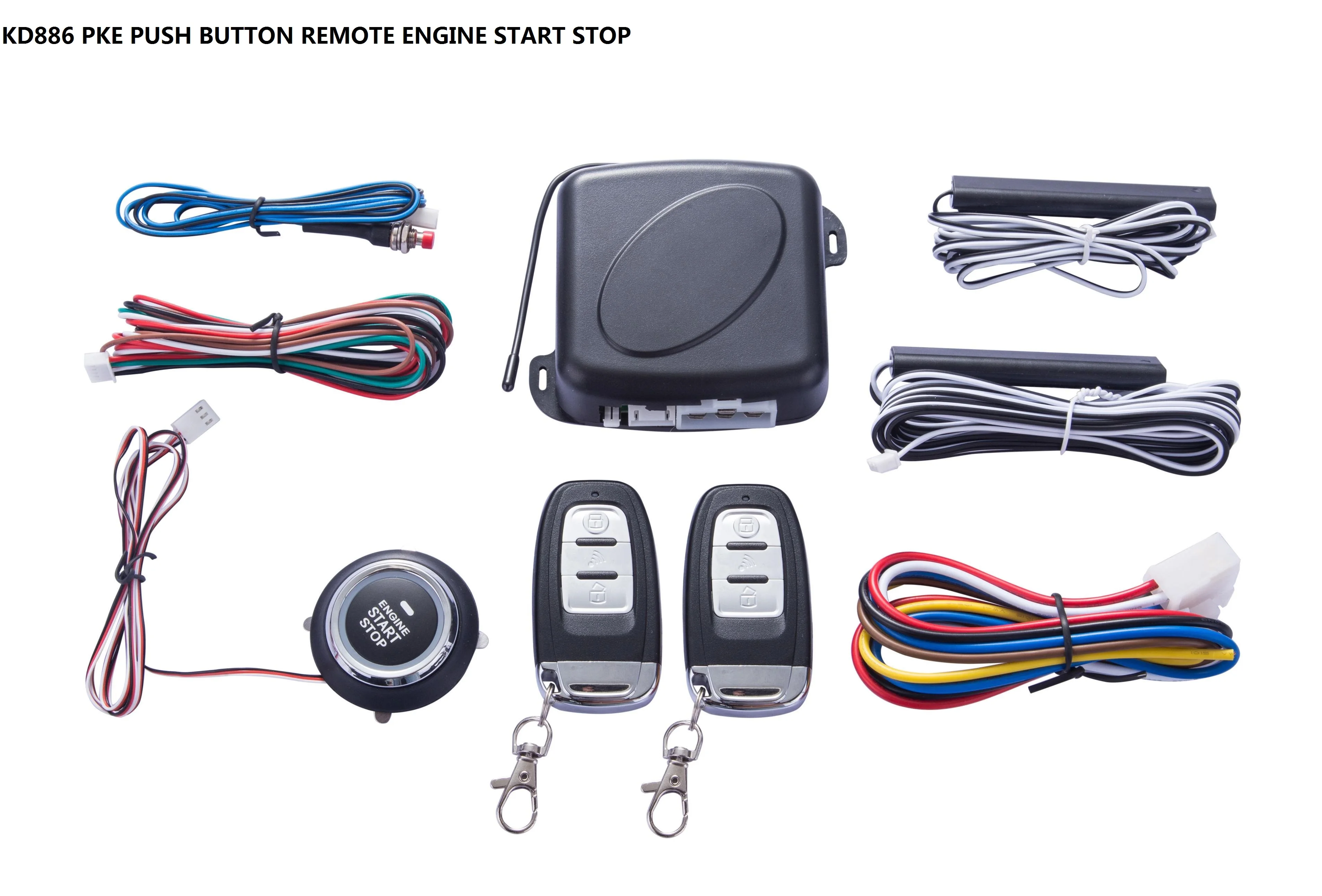 Universal Car Engine Push Button Start System - Keyless Control