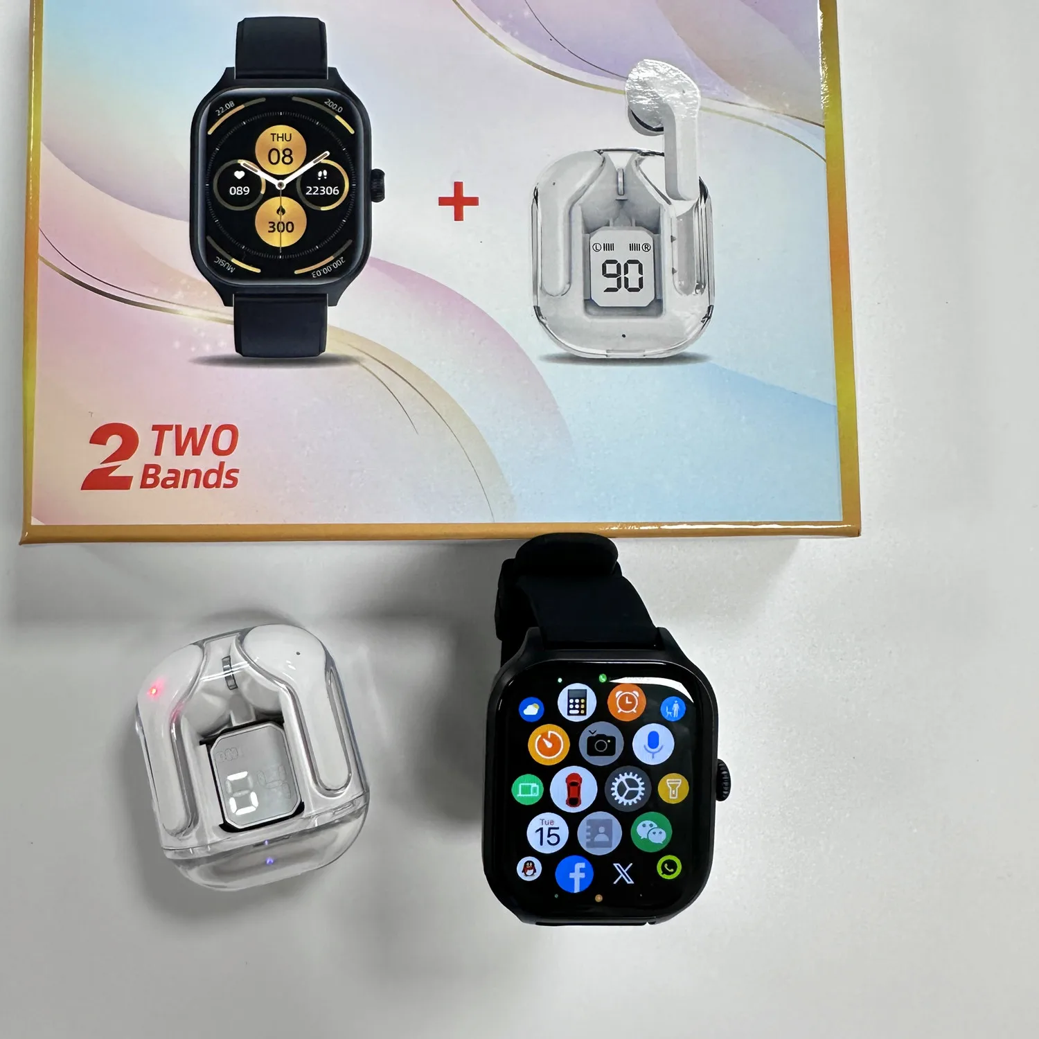 Alibaba.com: GAOKE H09 2in1 Smart Watch with TWS Wireless Earbuds ...