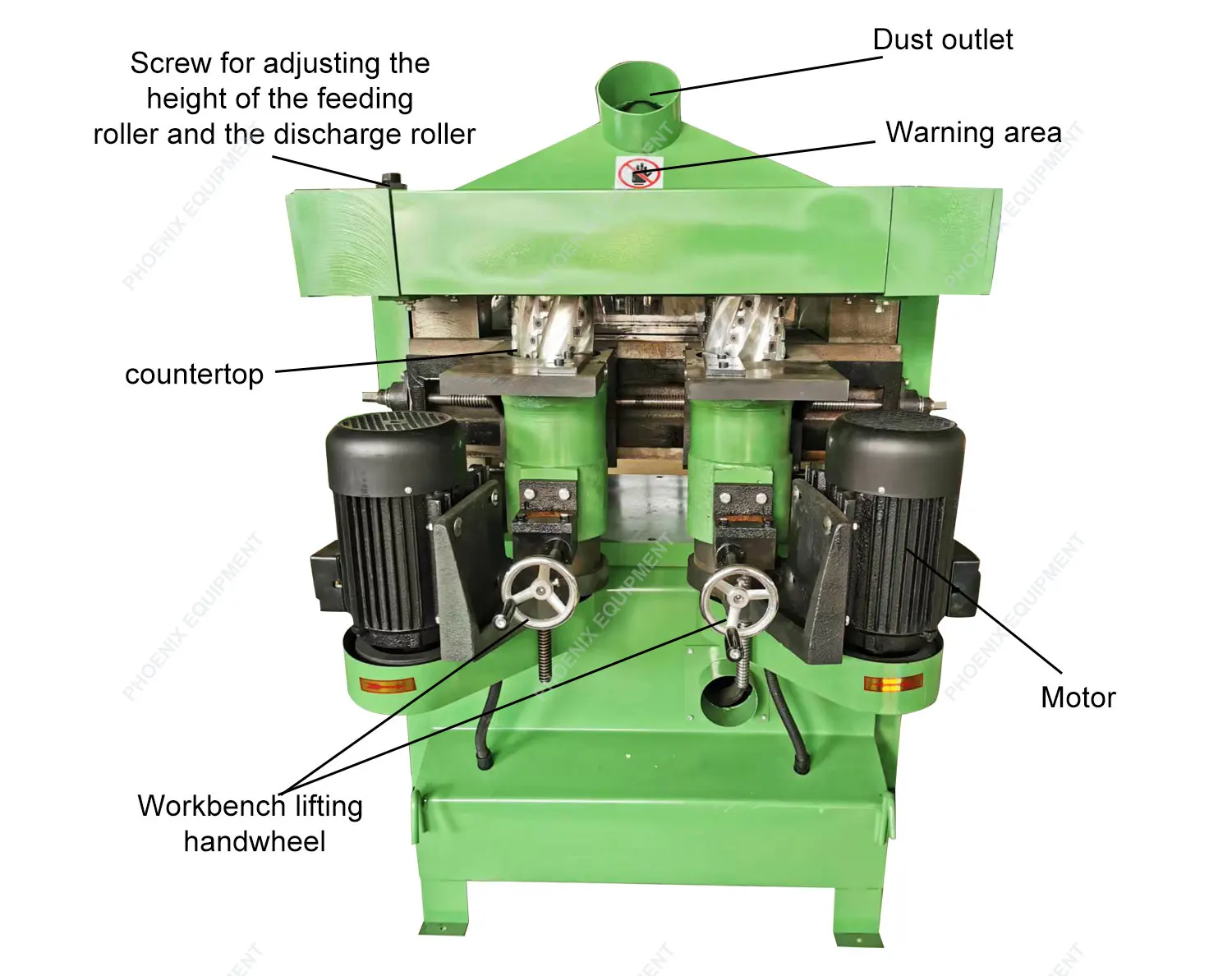 Wood Planner Machine 400mm Thickness Easy 4 Sides Planer Moulder ...