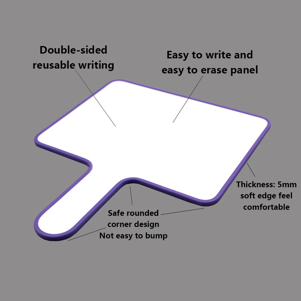 Hand Holding Whiteboard Mini Writing Board Magnetic Double Sided ...