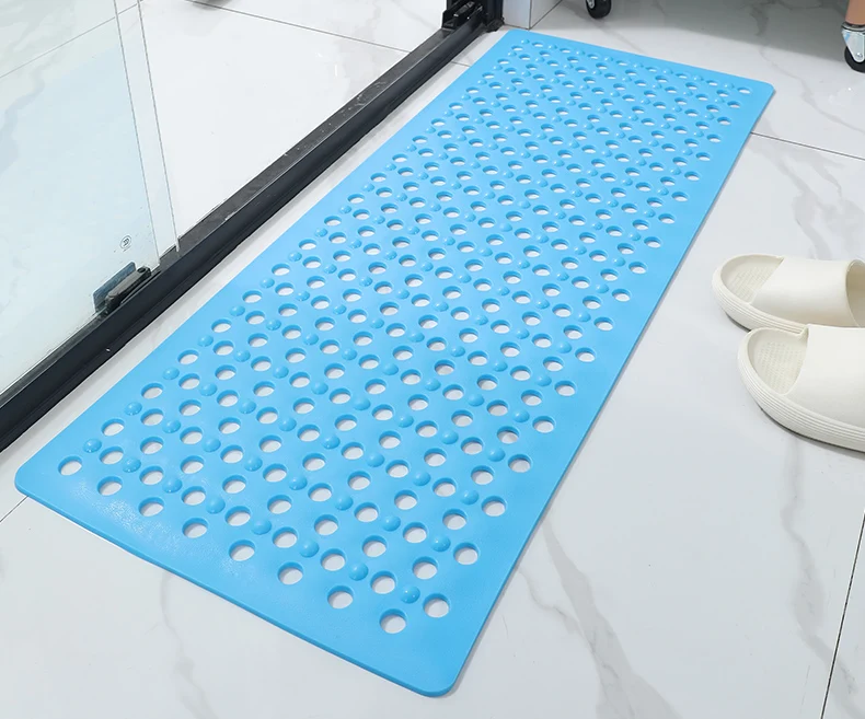 BPA FREE Non Slip Foot Scrubber Shower Bathroom Mat with Pumice Feet ...