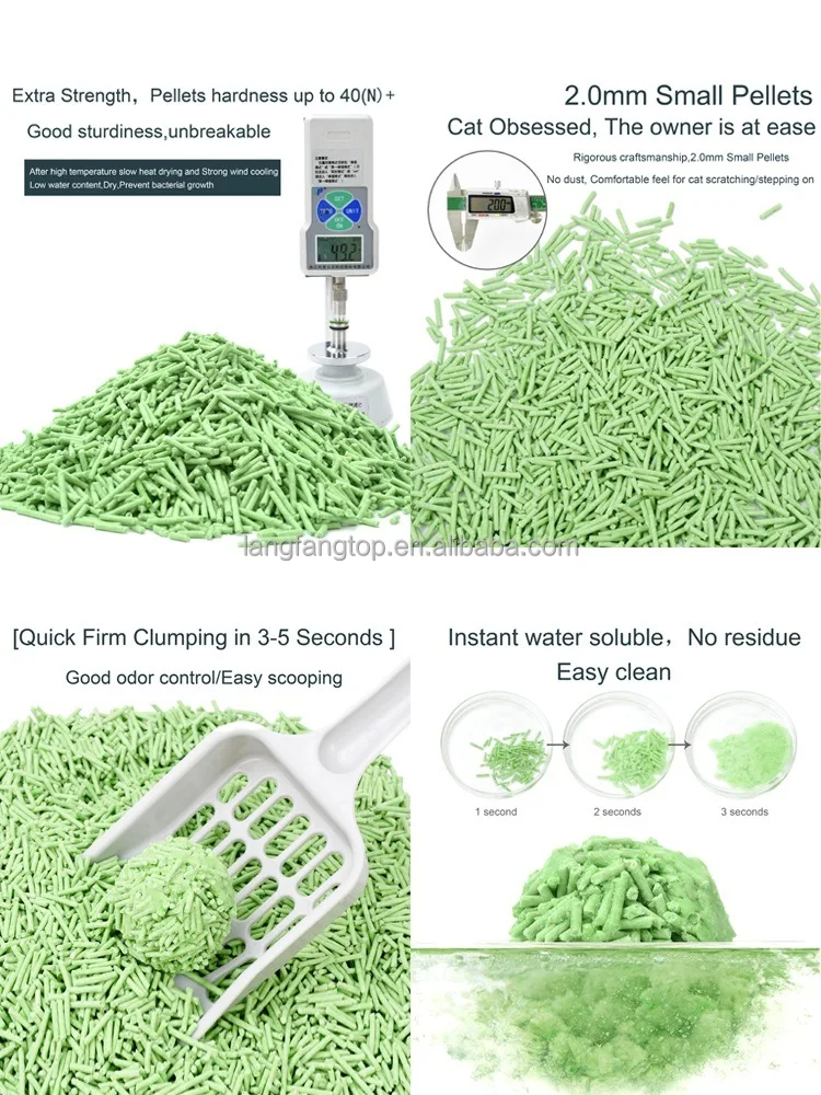 Quality Odor Control Pet Sand Pretty Eco Clean Deodorization Tofu Cat ...