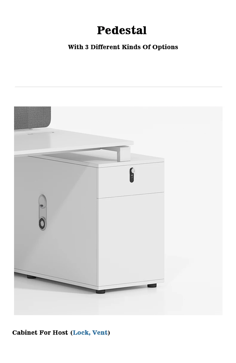 Modular White Office Furniture - Ideal for Modern Workspaces