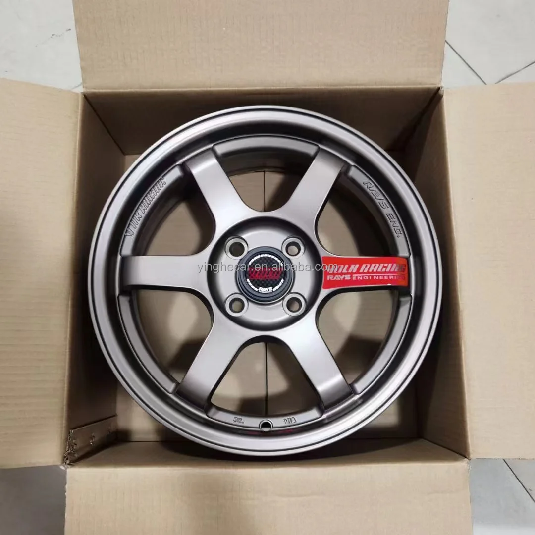 Alloy Aluminum Rim Wheel Japan Hot Selling 4 5spoke 15 Inch Rays Te37 ...