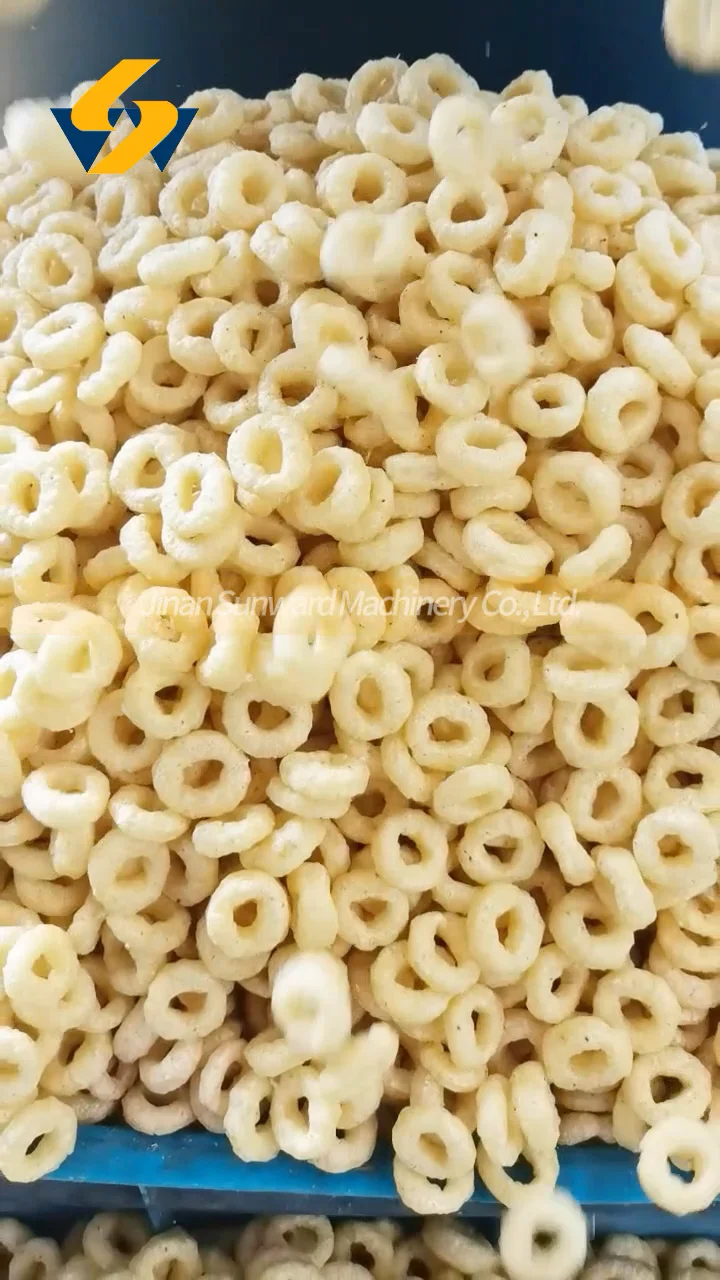 Twin Screw Extruder Millet Rice Maize Corn Wheat Puffed Snack Making ...