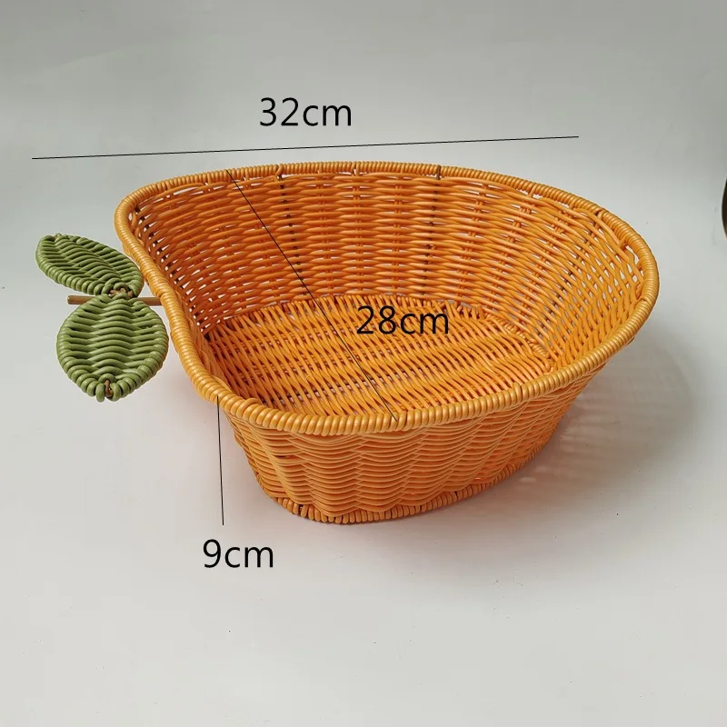 Wholesale Rattan Woven Strawberry Shape Storage Basket for Household ...