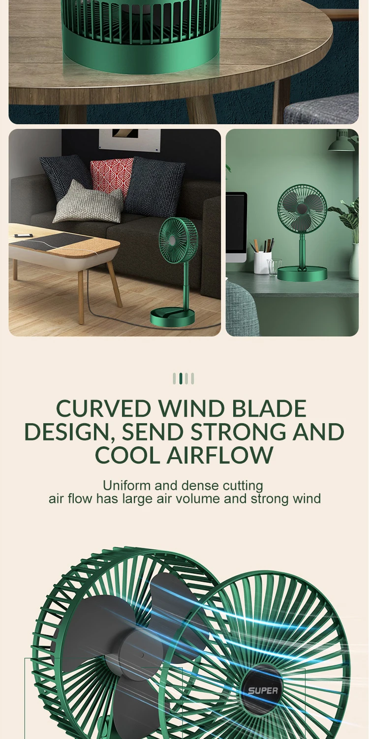 Mini USB Cooling Fans - Portable and Foldable Solutions