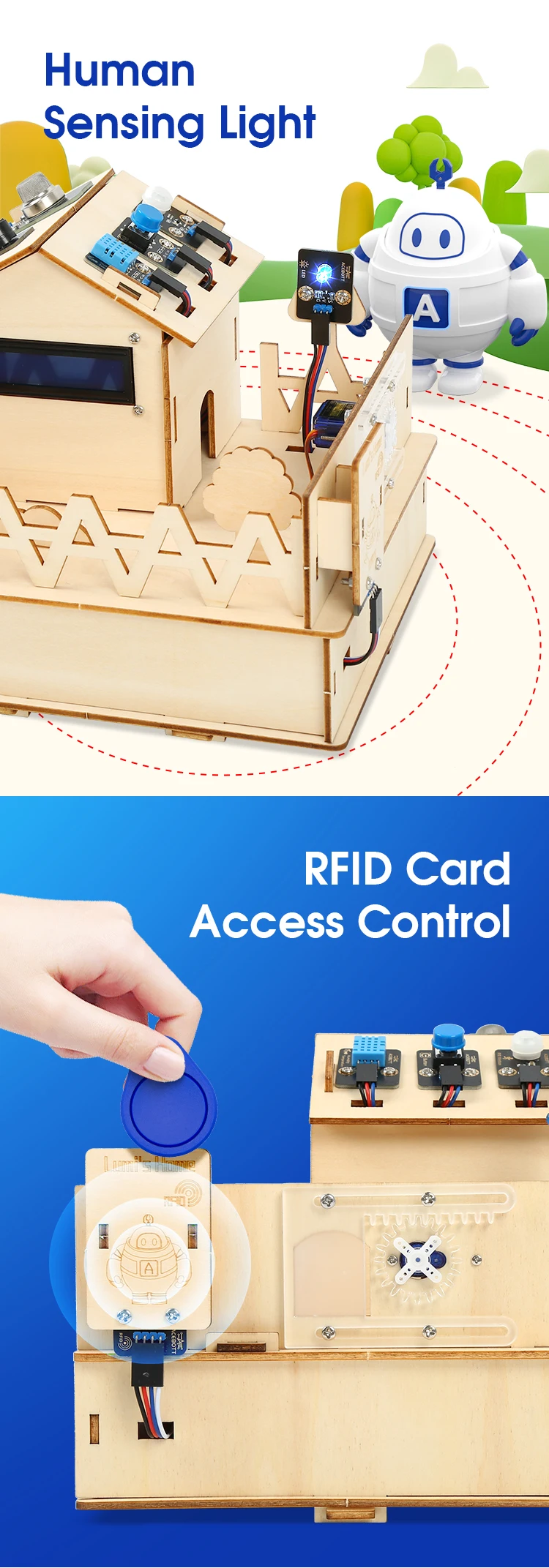 ACEBOTT ESP32 IOT Projects - STEM Smart Home Starter Kit