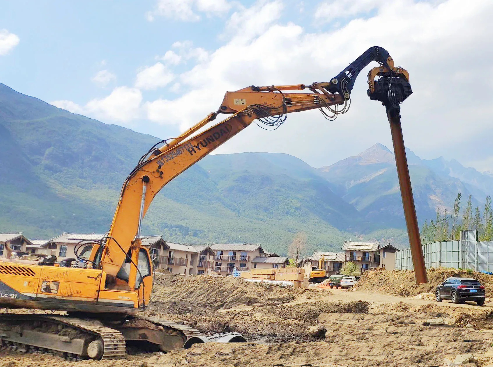 Jisan Hydraulic Hammer Excavator Mounted Pile Hammer Quality CE OEM ODM ...