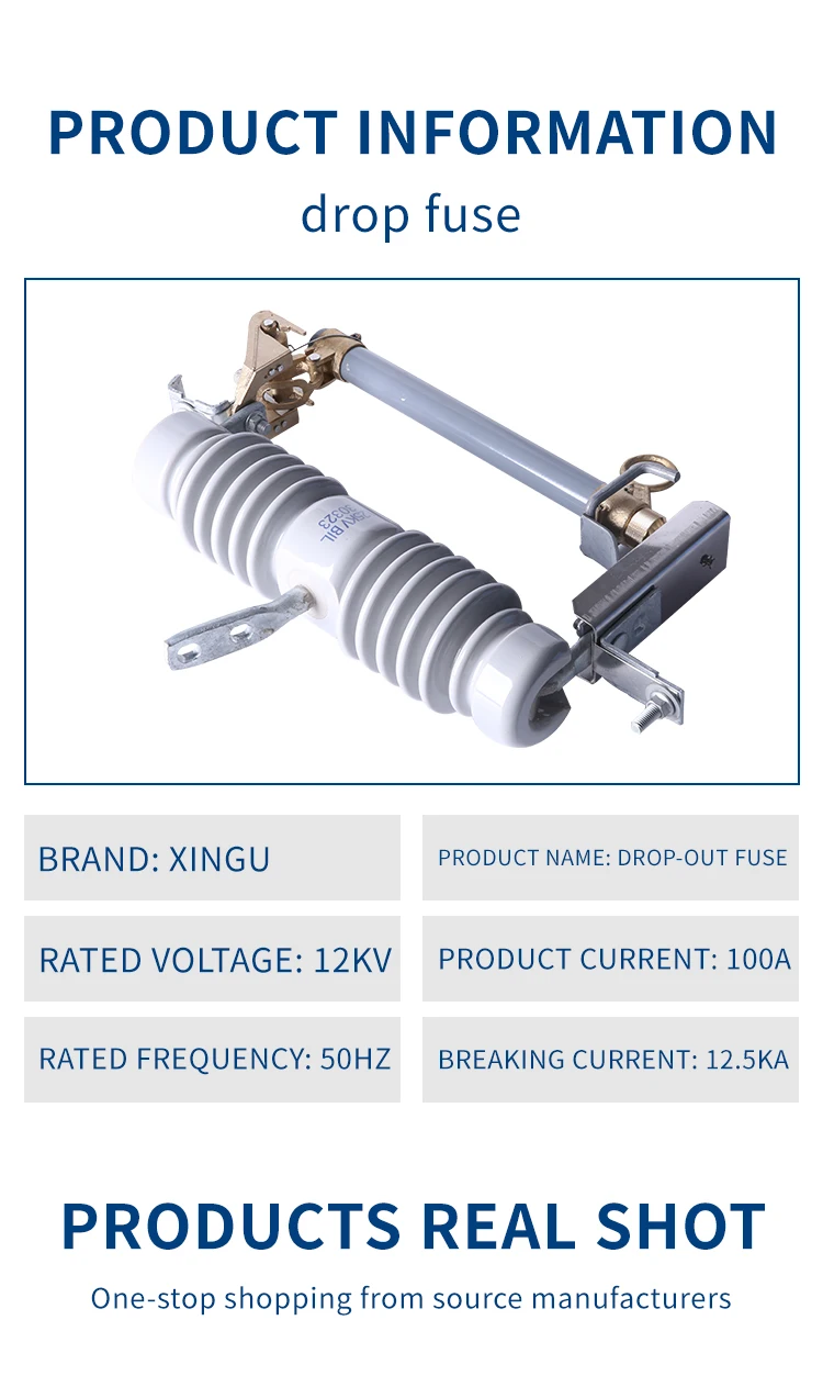 High Voltage Porcelain Cut Out Fuse With Bracket Electric Power ...