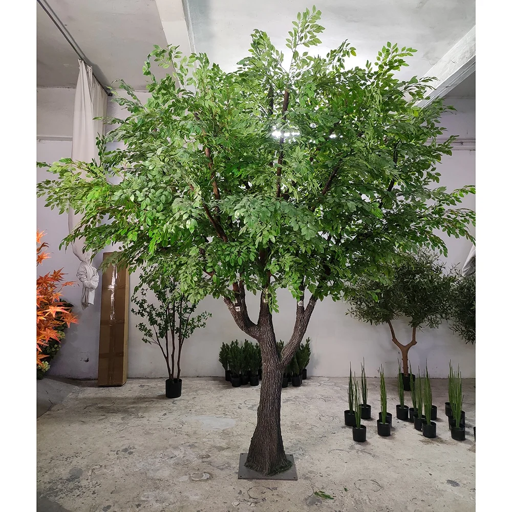 Chinese artificial elm tree old bonsai plant green Landscape Prop Tree ...