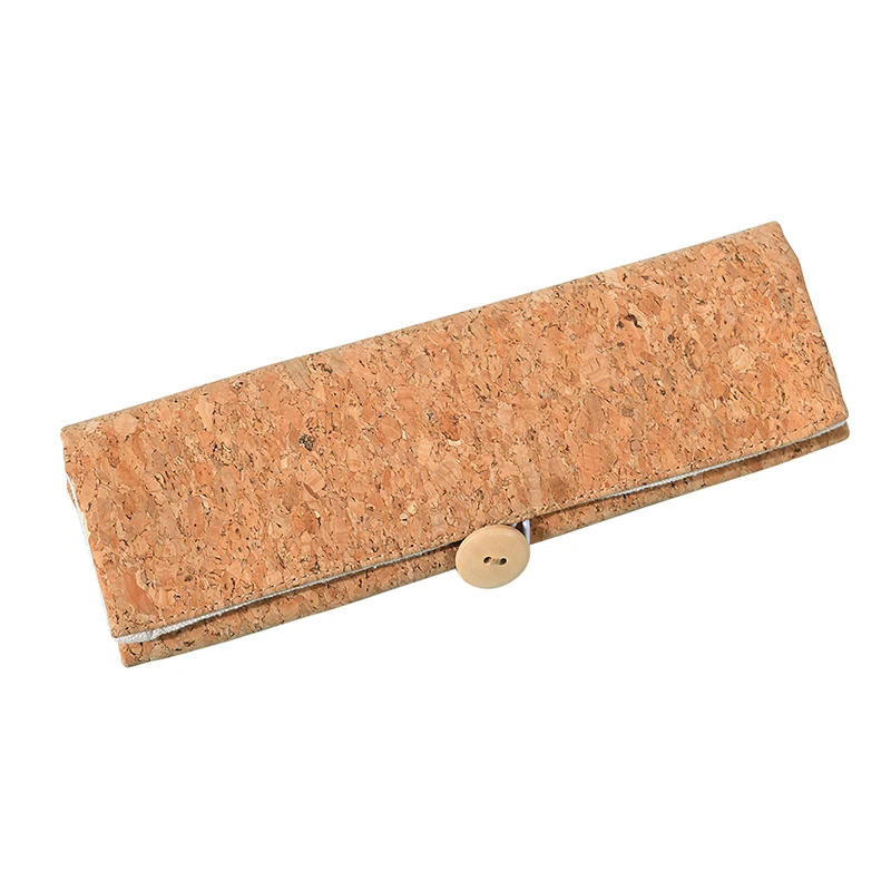 Custom Eco-friendly High Quality Roll Cork Wood Pen Pouch Bag Large ...