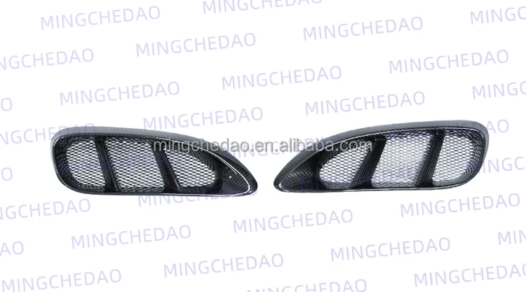 Carbon Fiber Side Air Vents Cover Trim Intake for Porsche 718 Cayman ...