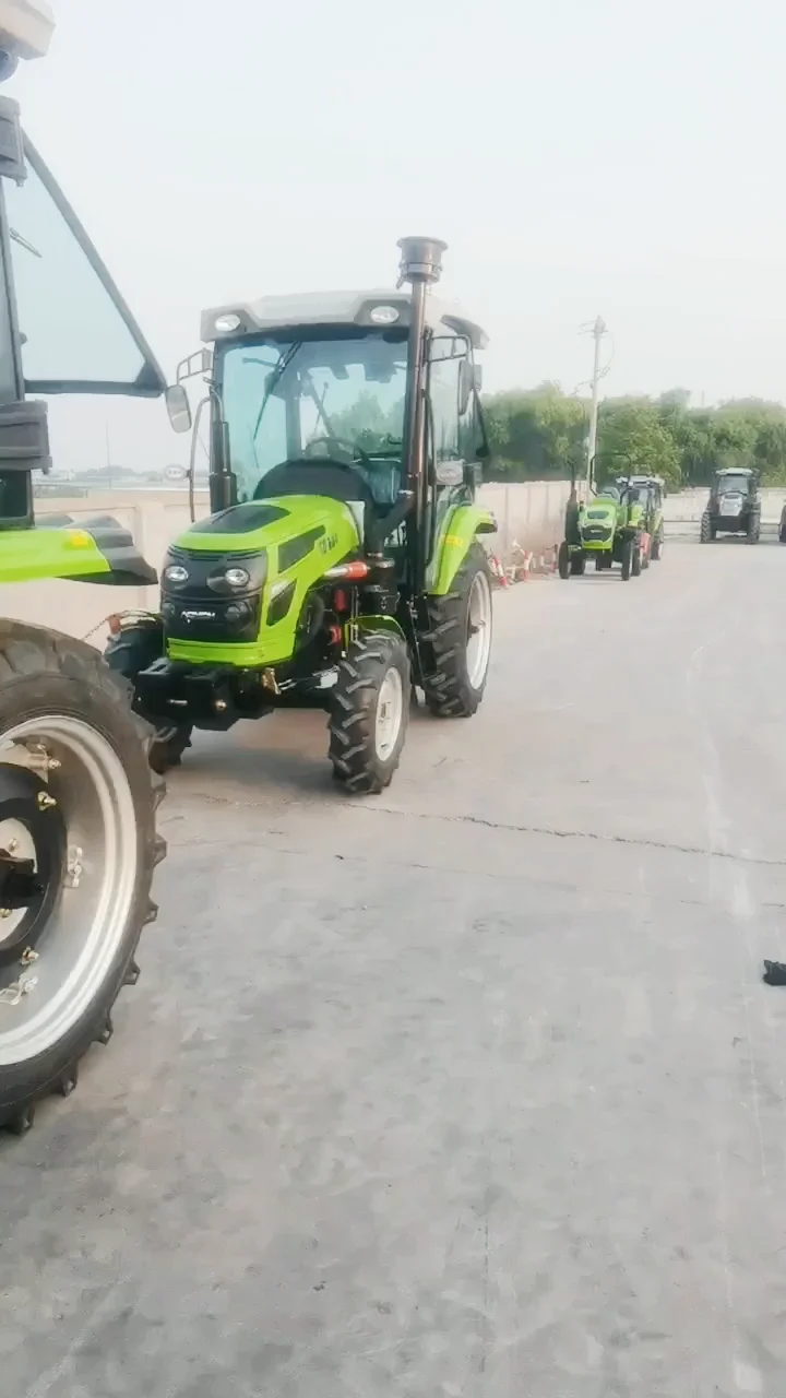 4wd 4x4 Wheel Agricultural Farm Equipment Tractor For Sale With Loader And Backhoe - Buy 4wd 4x4 ...