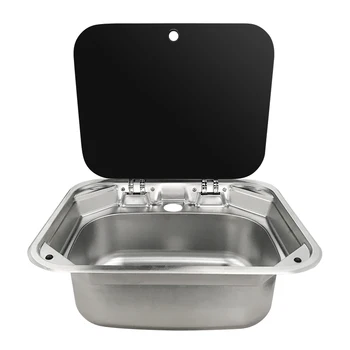 Stainless Steel Rectangular Hand Wash Basin Caravan Rv Motorhome ...