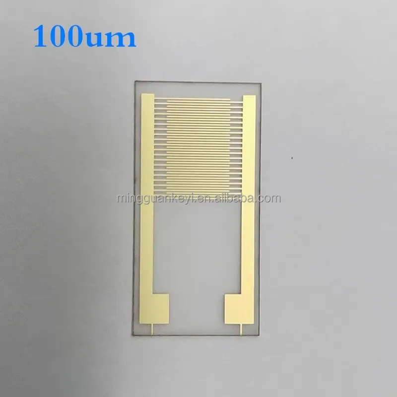 100um Large Size Flexible Interfinger Electrode PET Capacitor Array ...
