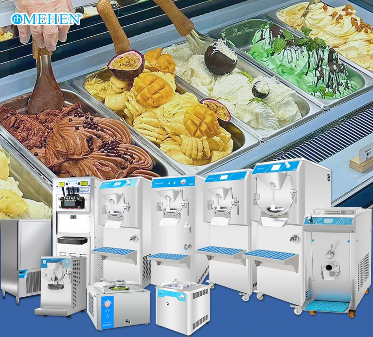 MEHEN M10E Gelato Machine - Efficient Ice Cream Production